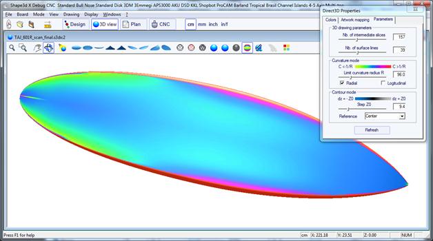 Shape3d : Surfboard Design Software